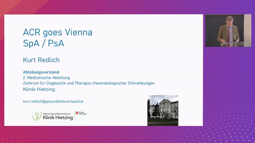 ACR goes Vienna: SpA/PsA | Gesund.at